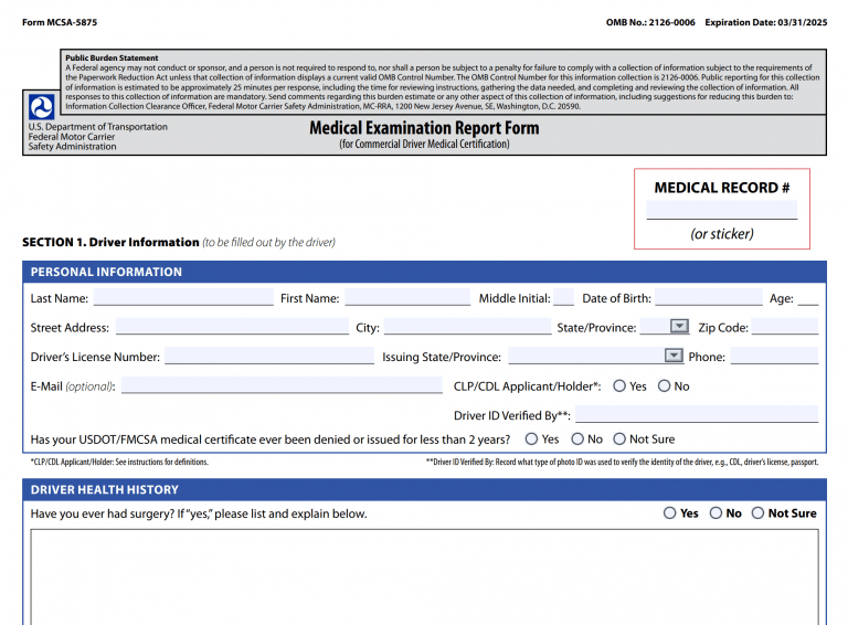 The Ultimate Online DOT Physical Exam Software