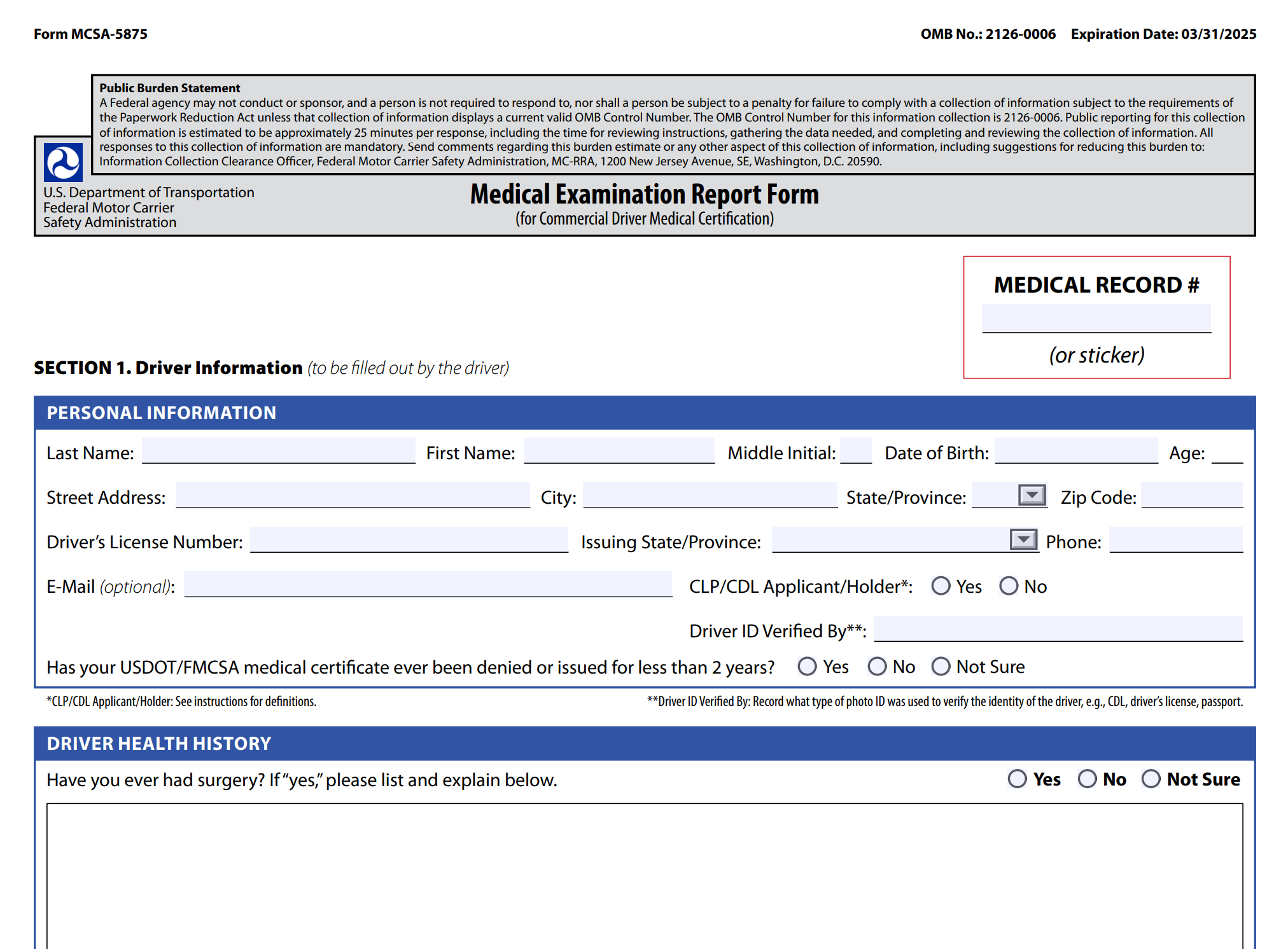 The Ultimate Online DOT Physical Exam Software